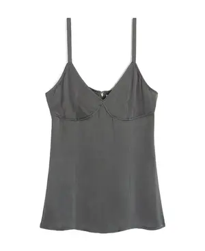 TOTEME V-neck Camisole Top - Black