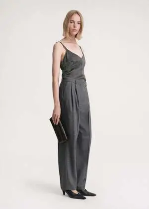 TOTEME V-neck Camisole Top - Black
