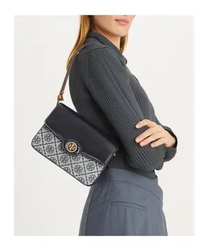 Tory Burch Robinson Monogram Shoulder Bag