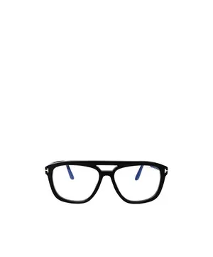 TOM FORD Geometric D Frame Eyeglasses