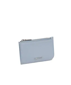 Alexander McQueen Logo Plaque Zipped Wallet