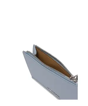 Alexander McQueen Logo Plaque Zipped Wallet