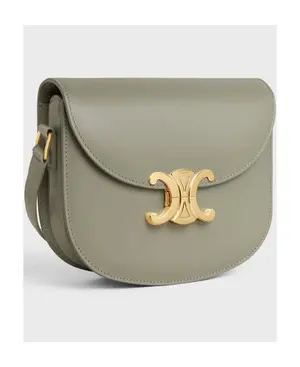 Celine Besace Cléa Bag In Shiny Calfskin