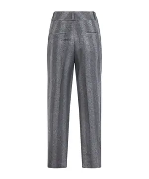 Peserico High-waist Tailored Pants - Gray