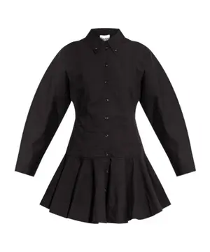 GANNI Shirt Dress With Button Fastening