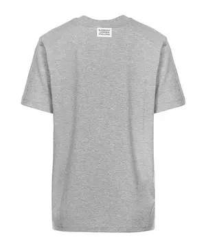 Burberry Montage Printed T-shirt - Gray