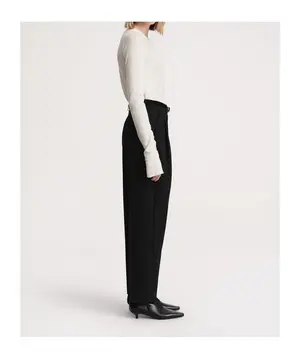 TOTEME High-waisted Straight-leg Trousers
