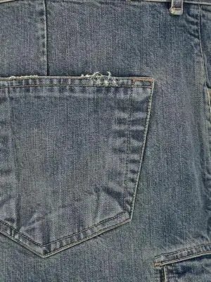 Rick Owens Distressed Relaxed-fit Cargo Jeans
