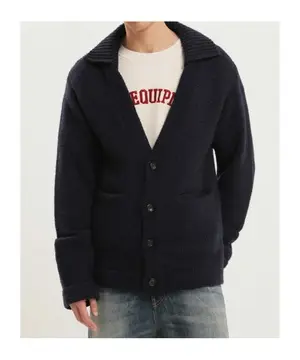 1989 STUDIO Ribbed Pocket Cardigan Sweater