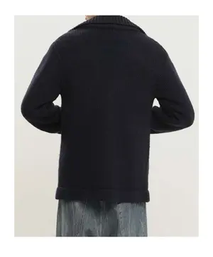1989 STUDIO Ribbed Pocket Cardigan Sweater