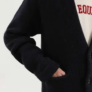 1989 STUDIO Ribbed Pocket Cardigan Sweater