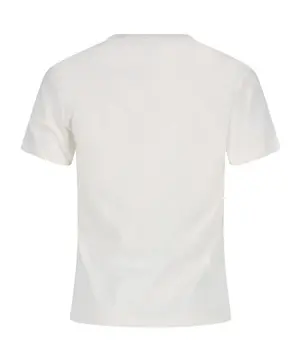 Gucci Medium Cotton Jersey T-shirt With Interlocking G Detail - Ivory