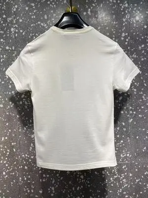 Gucci Medium Cotton Jersey T-shirt With Interlocking G Detail - Ivory