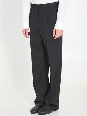 Celine Diagonal Wool Jazz Trousers