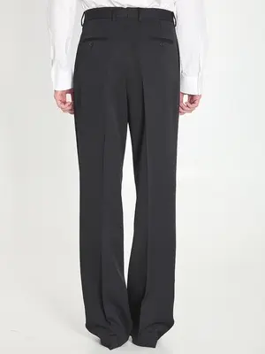 Celine Diagonal Wool Jazz Trousers