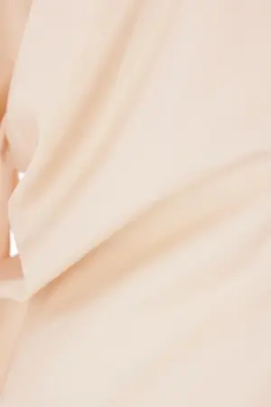 Co Cotton Shirt With Ruched Details - Nude