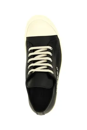 Rick Owens Eyelet Low-top Sneakers - Black