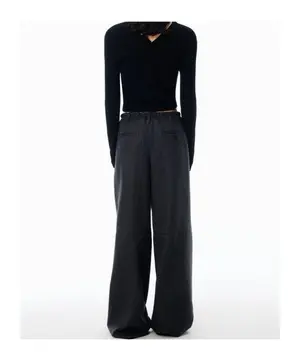 Alexander Wang Tailored Wide-leg Wool Twill Pants