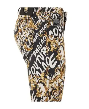 Versace Graphic Printed Skinny Jeans