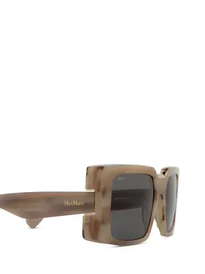Max Mara Square Frame Sunglasses - Gray