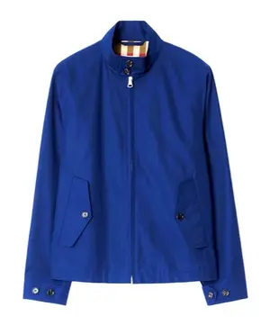 Burberry Plaid Lined Zip-up Jacket