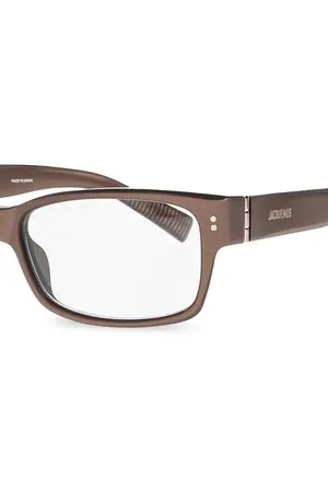 Jacquemus Rectangle Frame Eyeglasses - White