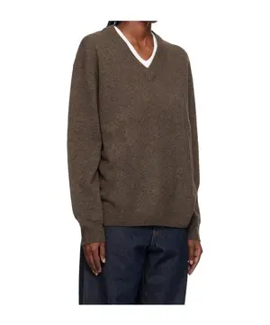 A.p.c. Dany V-neck Sweater - Maroon