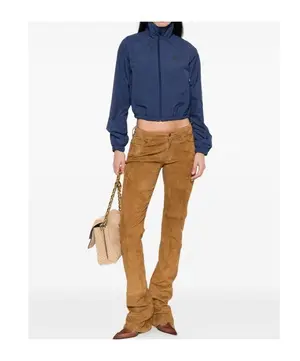 Gucci Striped Collar Zip-up Jacket
