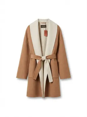 Loro Piana Long Sleeved Coat With Waist Straps