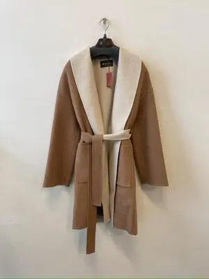 Loro Piana Long Sleeved Coat With Waist Straps
