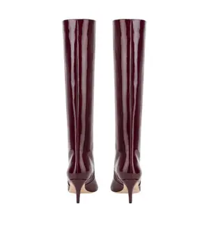Paris Texas Pointed Toe Knee-high Stiletto Boots - Brown