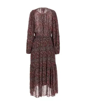 Isabel Marant Étoile Floral Printed Midi Dress - Multicolor