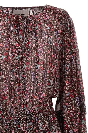 Isabel Marant Étoile Floral Printed Midi Dress - Multicolor