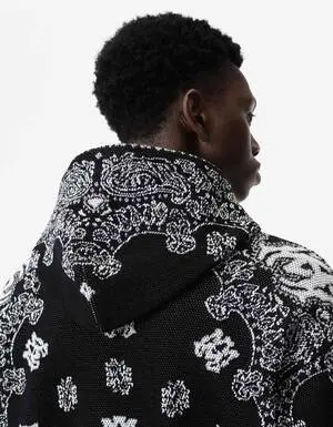 Amiri Bandana Print Hoodie - Black