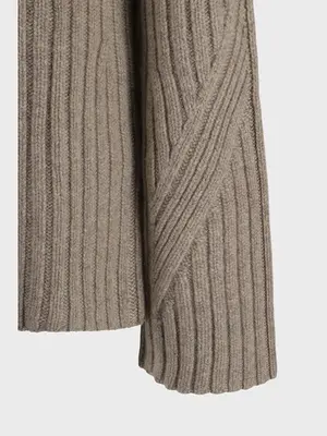 Khaite Crewneck Knitted Jumper With Long Sleeves - Gray