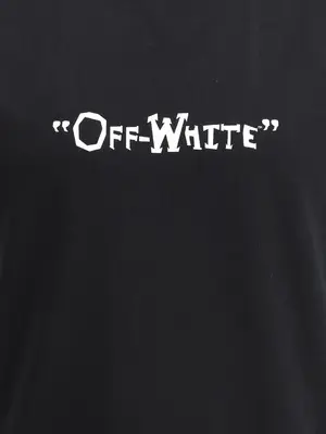 Off-White Logo Printed Crewneck T-shirt
