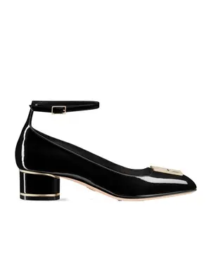 Dior Miss Pumps With Gold Tone Embellishment