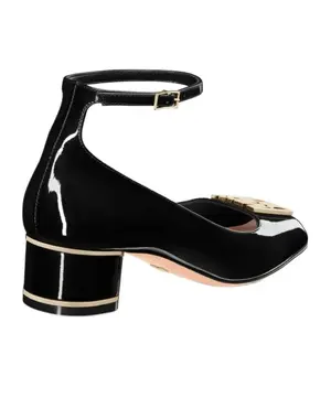 Dior Miss Pumps With Gold Tone Embellishment