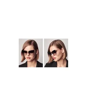 Dita Geometric Frame Sunglasses