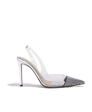 Alexandre Vauthier Embellished Pointed-toe Pumps - White