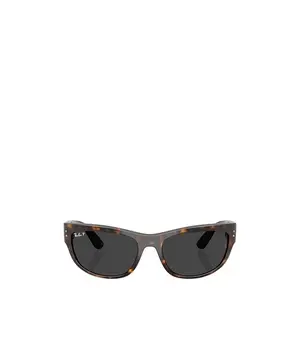 Ray-ban Mega Balorama Rectangular Sunglasses - Black