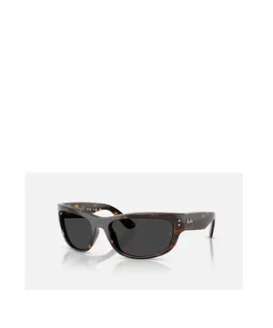 Ray-ban Mega Balorama Rectangular Sunglasses - Black