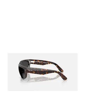 Ray-ban Mega Balorama Rectangular Sunglasses - Black