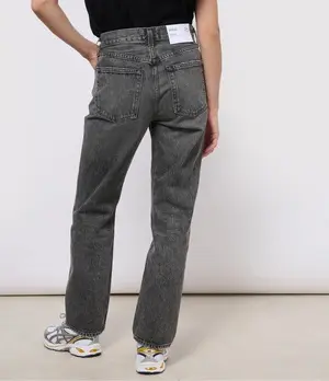 AGOLDE Valen Mid-rise Slim Cut Jeans - Gray