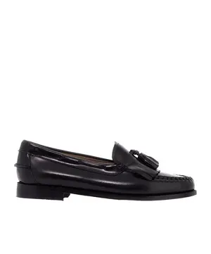 G.H. BASS  CO G.h. Bass & Co. Weejuns Esther Kiltie Tassel Loafers - Black