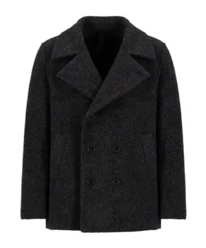 Harris Wharf London Double-breasted Wool Peacoat