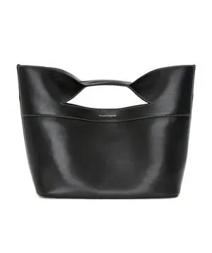 Alexander McQueen Small Top Handle Bag With Logo Detail