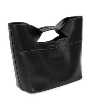 Alexander McQueen Small Top Handle Bag With Logo Detail