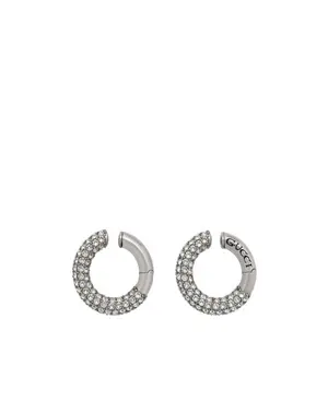 Gucci Crystal-embellished Hoop Ear Cuffs