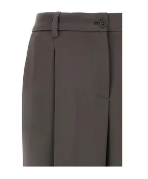 P.a.r.o.s.h Belted Casual Trousers - Black